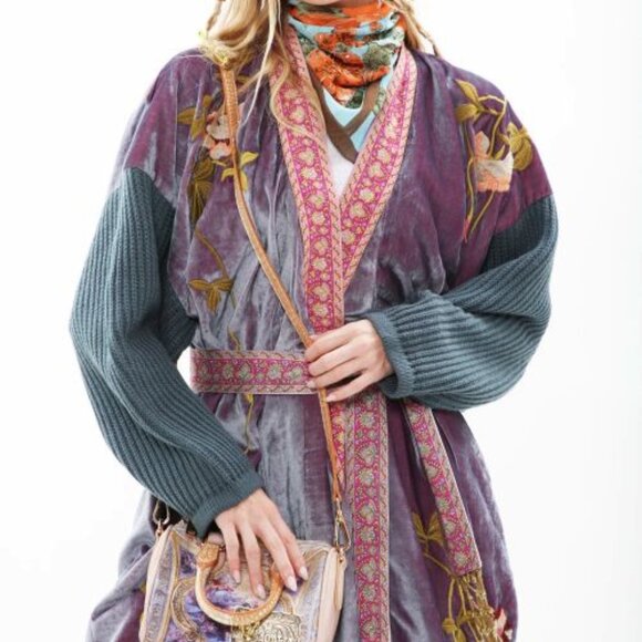 Aratta | Jackets & Coats | Arrb3 Arattasomething Magical Velvet Coat ...